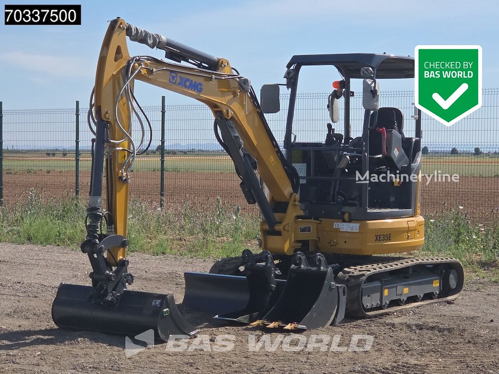 Novi XCMG XE35 E Garantía de fábrica - 3 Cucharas - Certificado CE mini bager