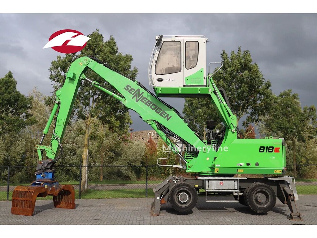 Sennebogen 818 ME | SORTING GRAB | BLADE + OUTRIGGERS bager za pretovar