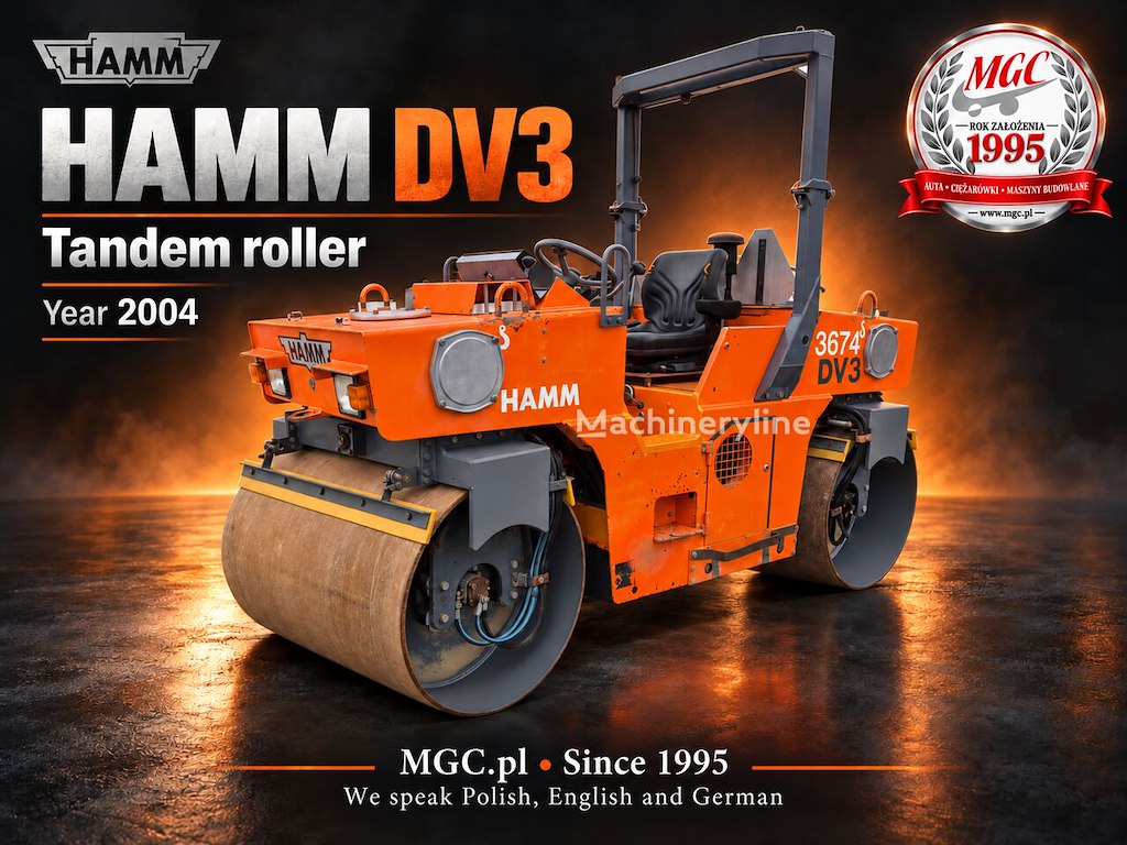Hamm DV 3.22H / TANDEM ROLLER / SERVICED! valjak za asfalt