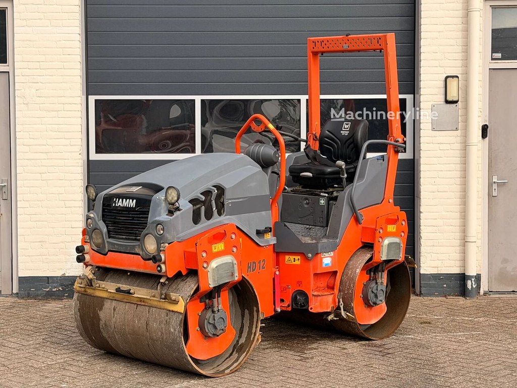Hamm HD12VV - Tandem roller / Kubota engine mali valjak