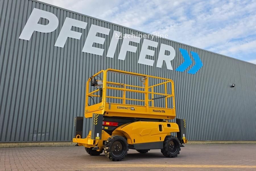 Haulotte COMPACT 10DX Valid Inspection, *Guarantee! Diesel, makazasta platforma