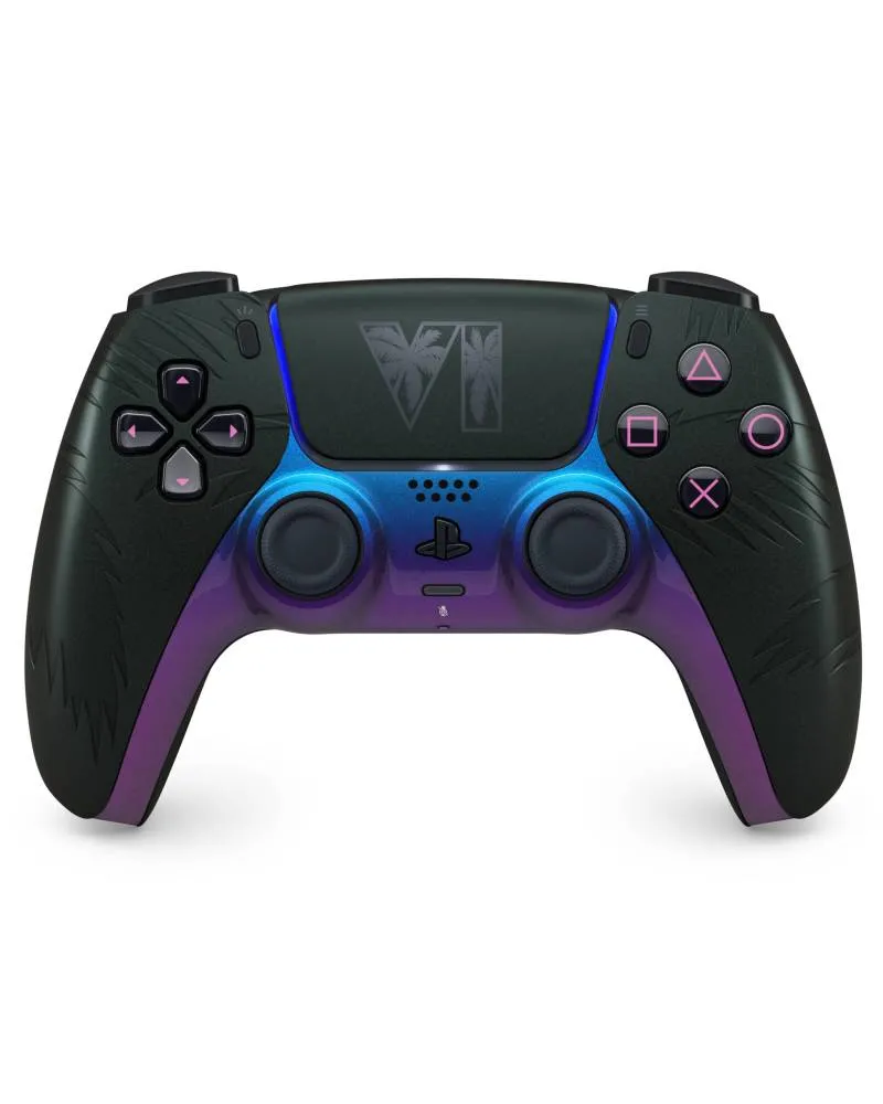Gamepad PlayStation 5 DualSense GTA 6 - Grand Theft Auto VI Black - Limited Edition