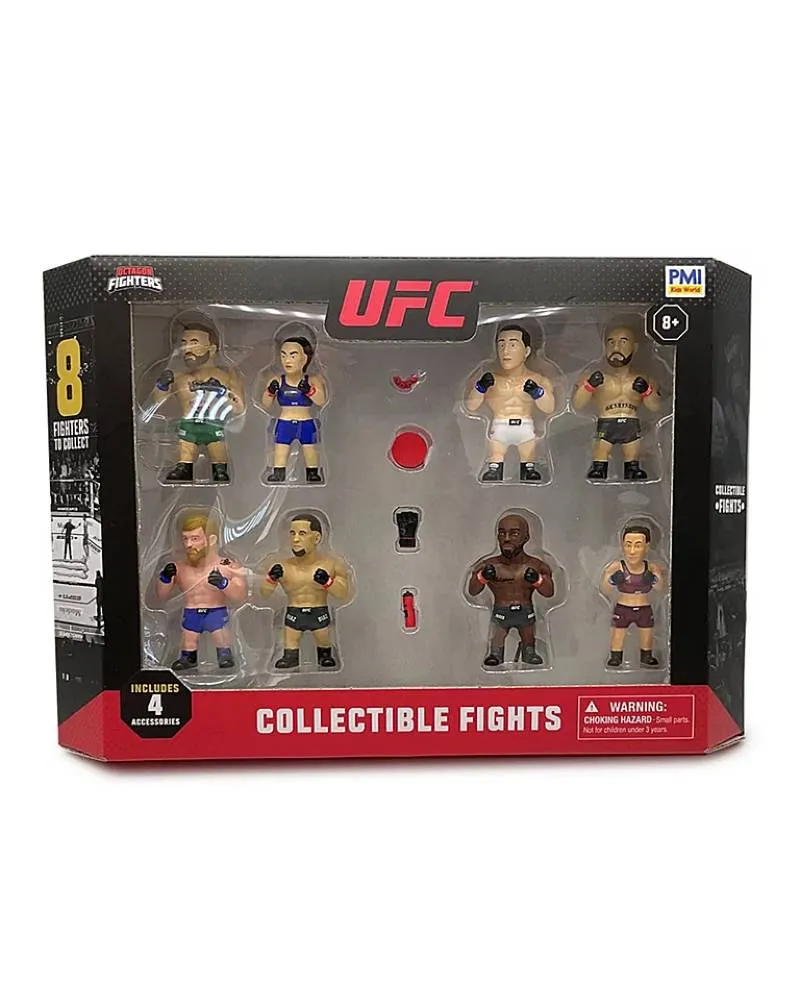 Mini Figure - UFC Octagon Fighters S1 - Collectible Fights - 8 Pack Deluxe Box