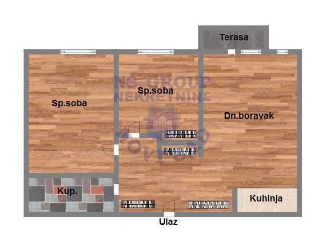 Fantastičan trosoban - Uknjižen stan