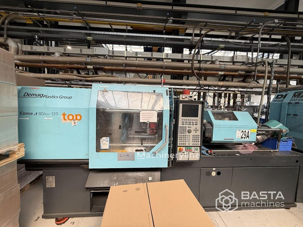 Demag Concept 80/420-120 mašina za brizganje plastike