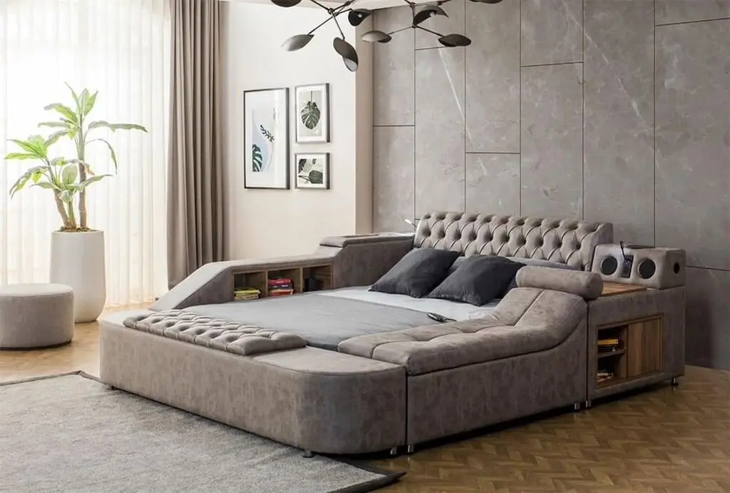 Hanah Home Osnova za krevet Dorwell Smart, 140 x 200 cm, Braon