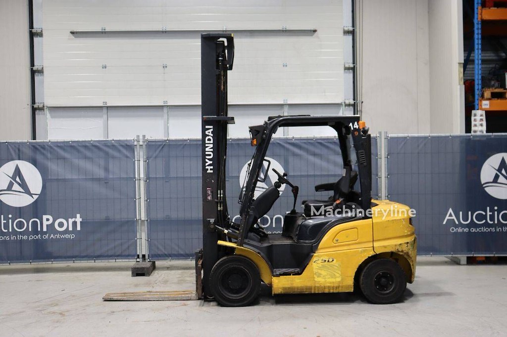 Prodaje se Hyundai 25D-9 dizel viljuškar na aukciji