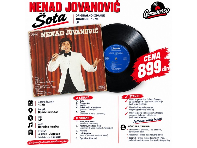 LP NENAD JOVANOVIĆ – ŠOTA LP