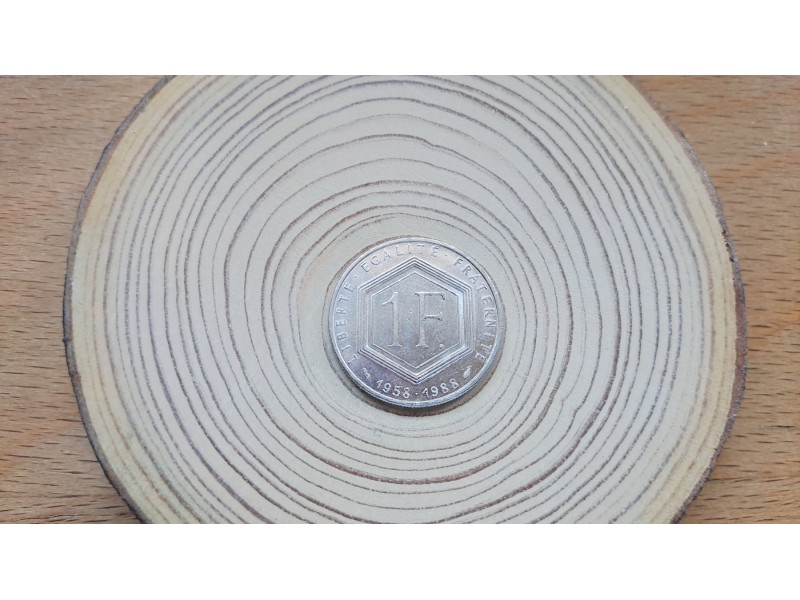 FRANCUSKA 1 FRANC 1958-1988 GODINA JUBILARAC