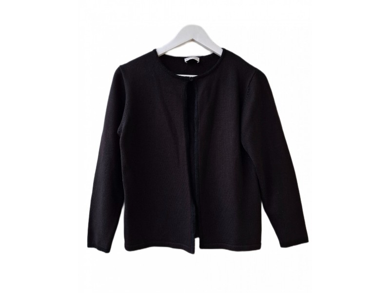 ★VIA APPIA★ crni džemperak 48%WOOL ✰KAO NOV!✰ ♥L♥