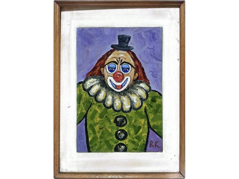 Rita Krzman - portret klovna (1994)