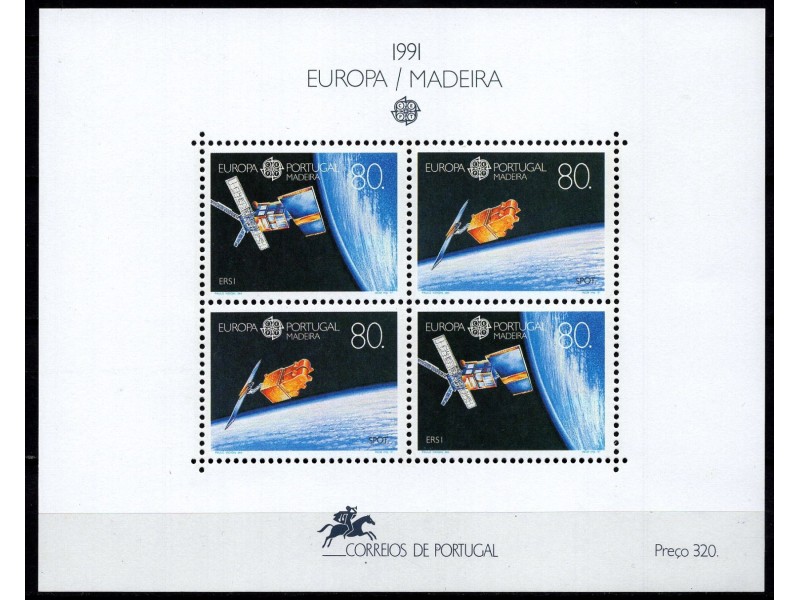 Portugal 1991. MADEIRA, CEPT, Blok br. 12