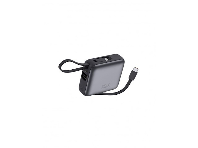 KSIX BPB10PD22INTG 10000mAh MINI POWERBANK 22.5W, LED DISPLAY+KABL USB-C I LIGHTNING