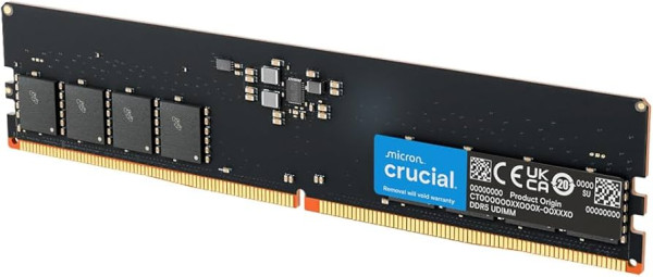 RAM DIMM DDR5 32GB Crucial 5600MHz CL46 CT32G56C46U5