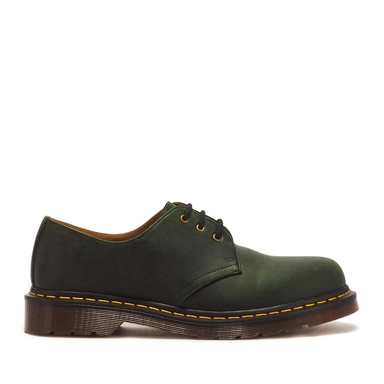 DR. MARTENS 1461 CIPELE GREEN CRAZY HORSE