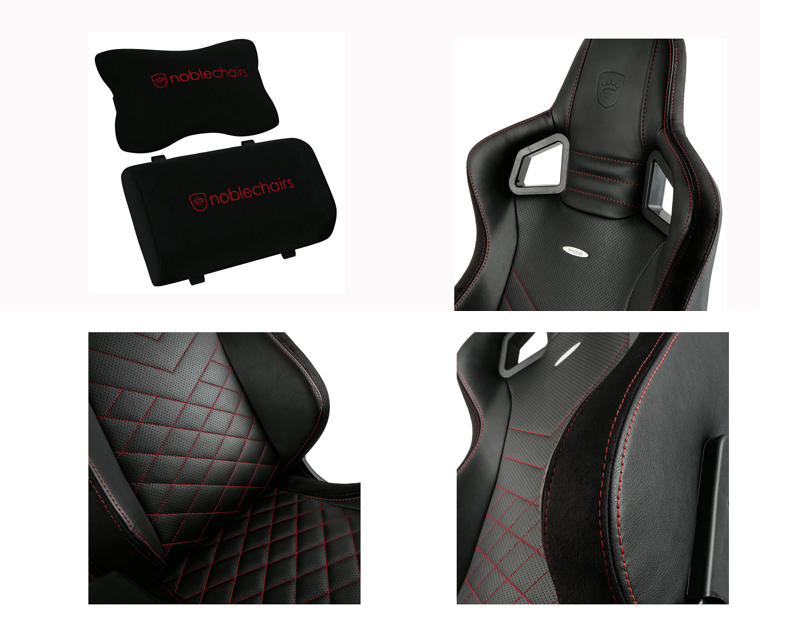 EPIC Gaming stolica crno-crvena
