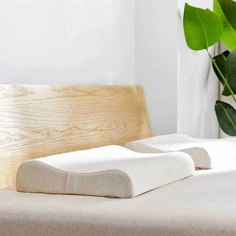 8H Talalay jastuk od lateksa, 60 x 40 x 12/10 cm, Bež