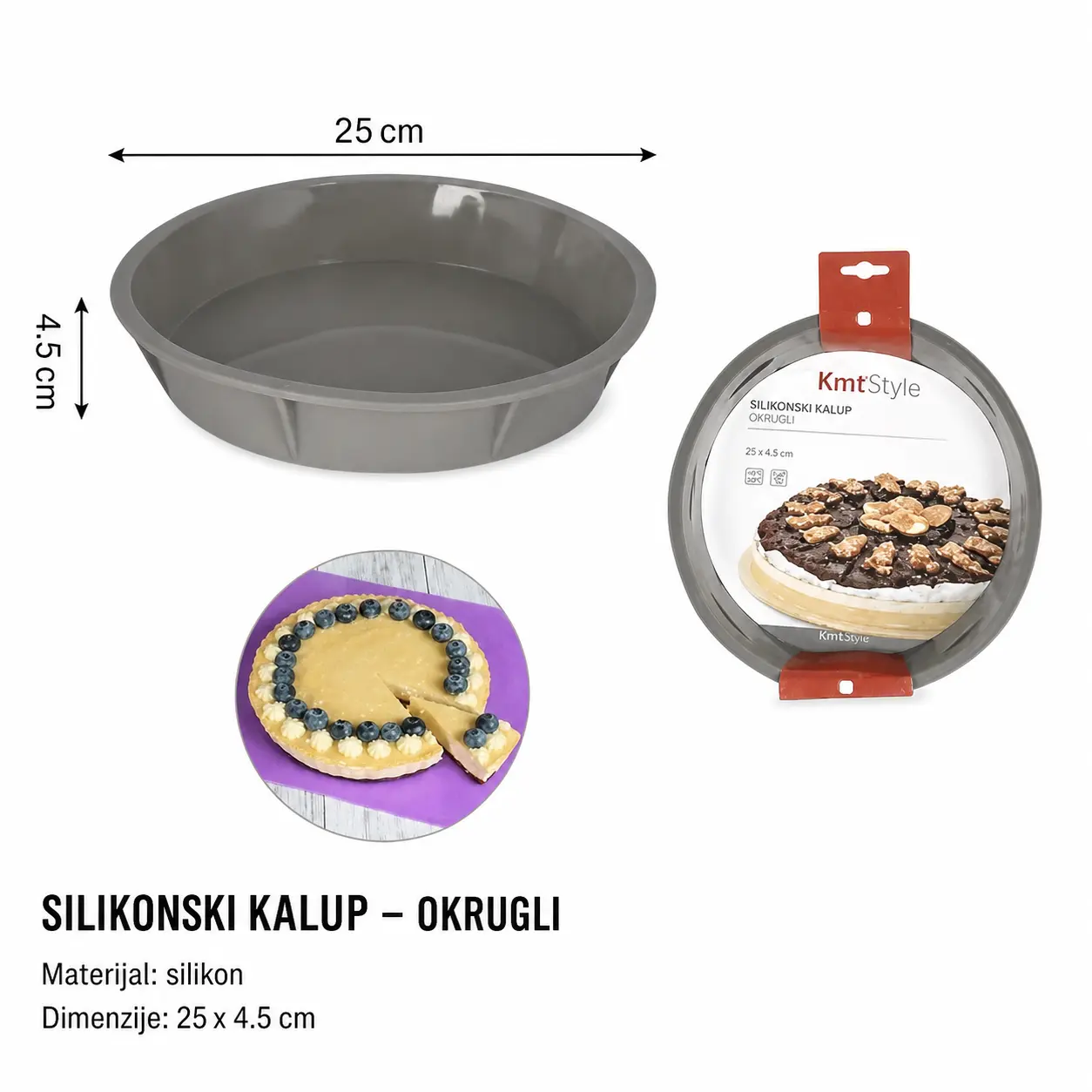 KMT Silikonski kalup za tortu