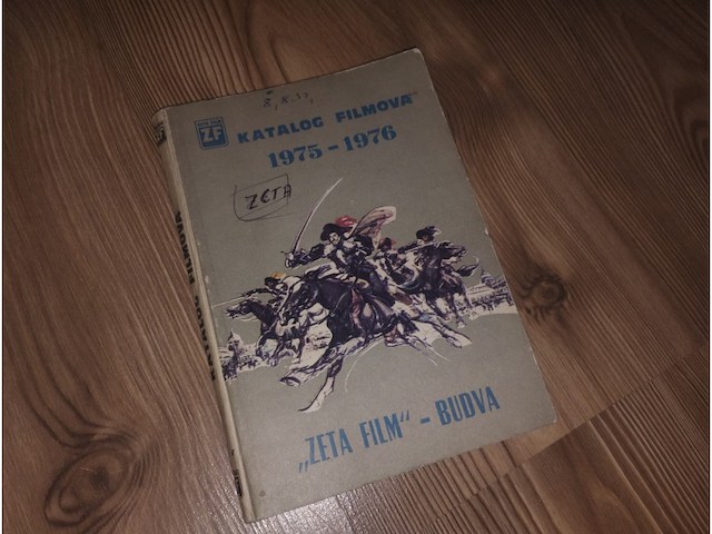 Katalog filmova 1975-1976 Zeta film-Budva