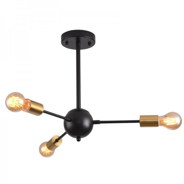Luster 3xE27 LARY-3 crni