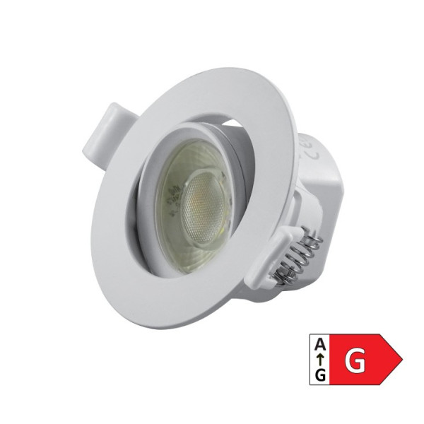 LED rozetna 7W 3200/5000/6400K bela LUG-S32R/7-CCT