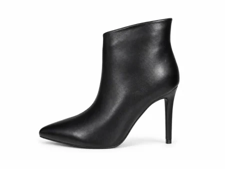 LH562609BLK - ŽENSKE ČIZME SA ŠTIKLOM I ELEGANTNIM ŠPICASTIM VRHOM