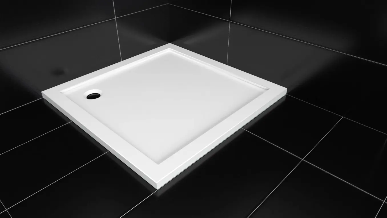 COPEN Tuš kadica Solilux 800 x 800 x 40 mm, Bez sifona