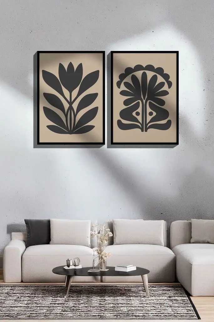 Wallity Uramljena slika Ersy2Limodel32, 33x48 cm, 2 dela
