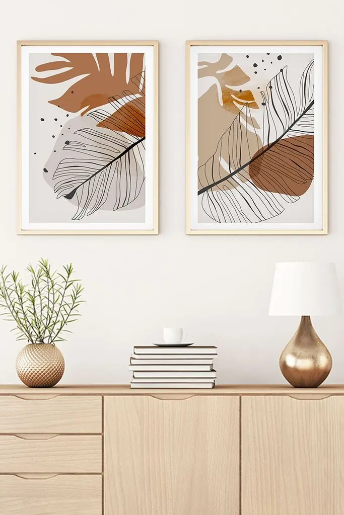 Wallity Uramljena slika Huhu36, 50x70 cm , 2 dela