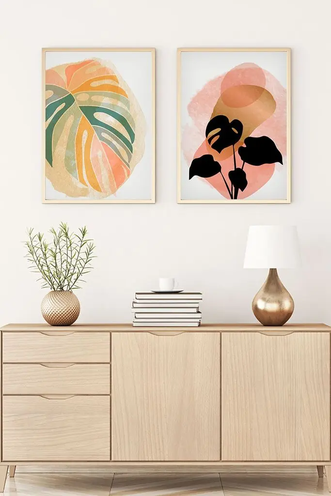 Wallity Uramljena slika Huhu66, 50x70 cm , 2 dela