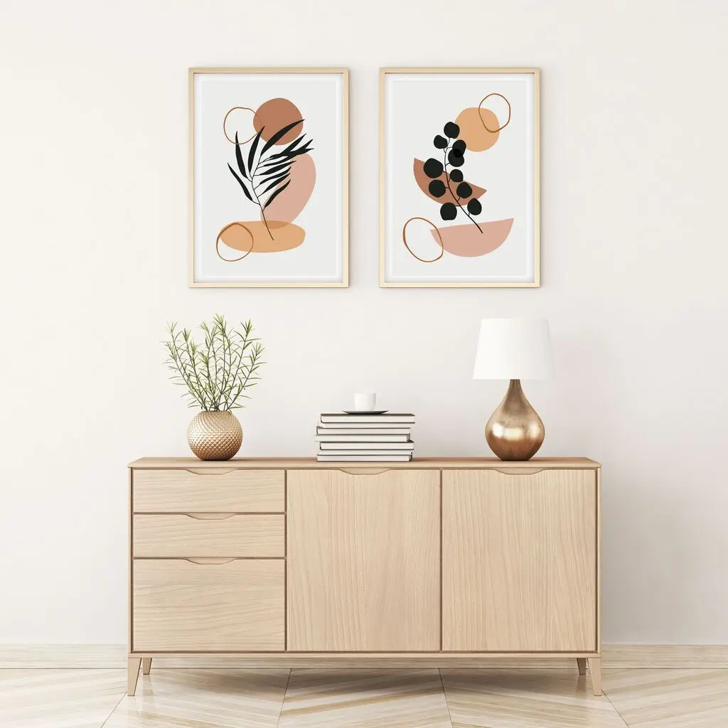Wallity Uramljena slika Huhu126, 50x70 cm , 2 dela