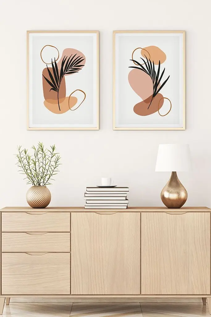 Wallity Uramljena slika Huhu127, 50x70 cm , 2 dela