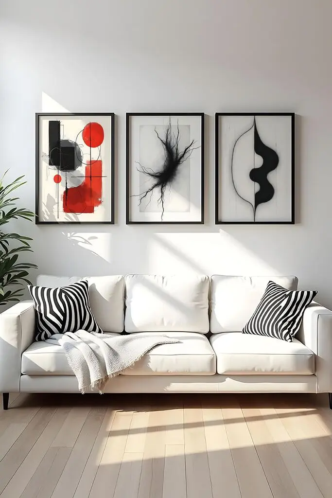 Wallity Uramljena slika Huhu427, 50x35 cm , 3 dela