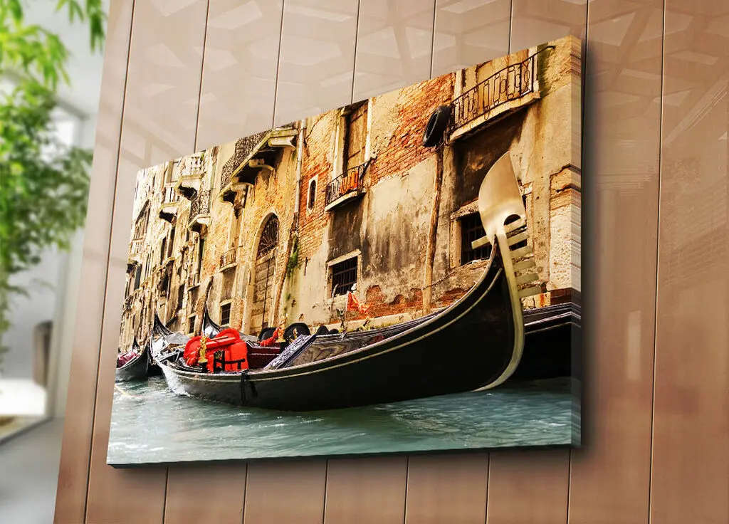 Wallity Dekorativna slika na platnu, 70x100cm, Šarena