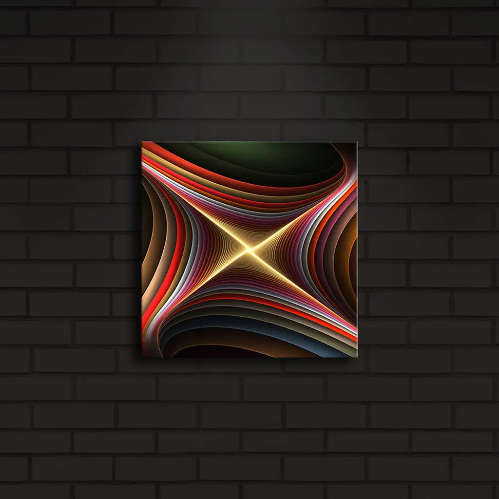 Wallity Slika sa LED osvetljenjem 2828IACT-1, 28x28 cm