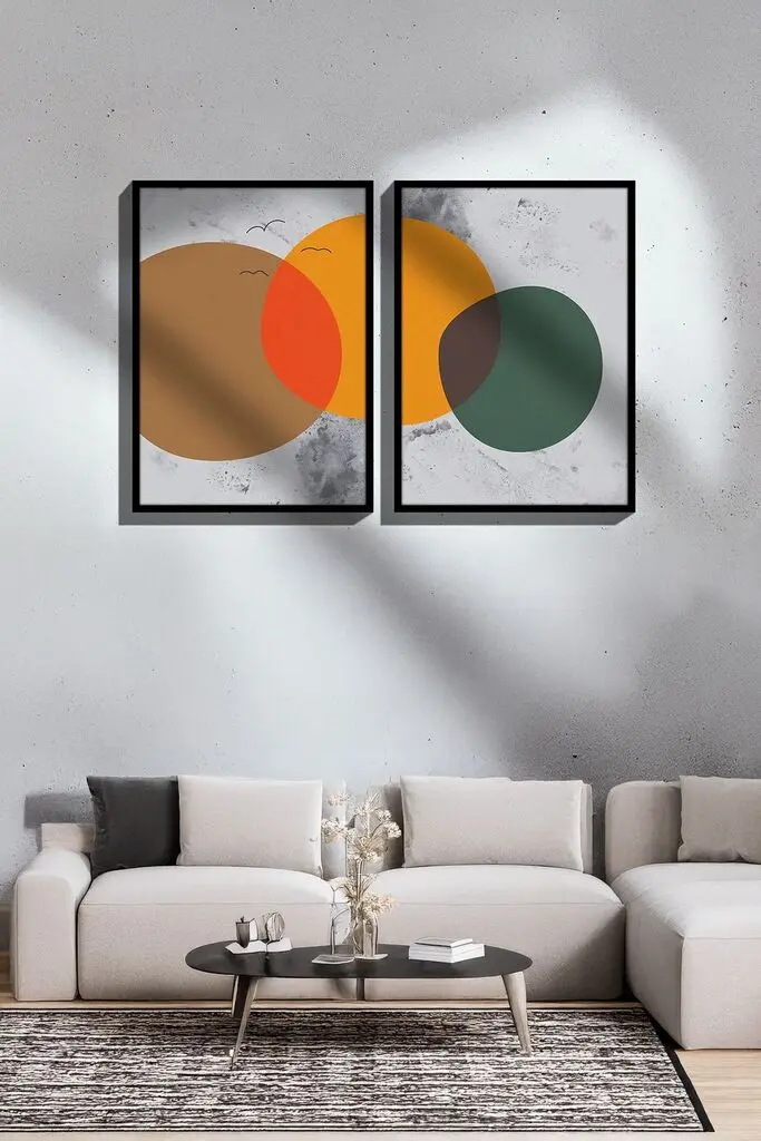 Wallity Uramljena slika Ersy2Limodel8, 33x48 cm, 2 dela