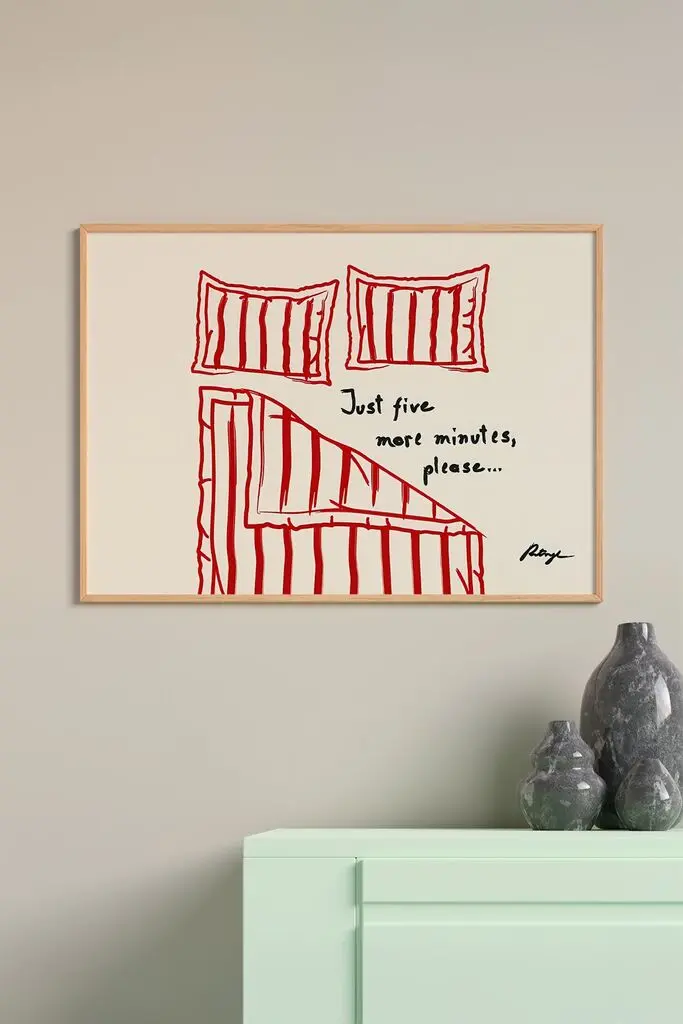 Wallity Uramljena slika Artsmdftek10, 50x70 cm