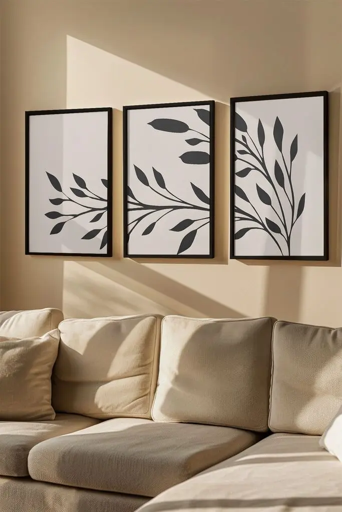 Wallity Uramljena slika Artvmodel33, 33x48 cm, 3 dela