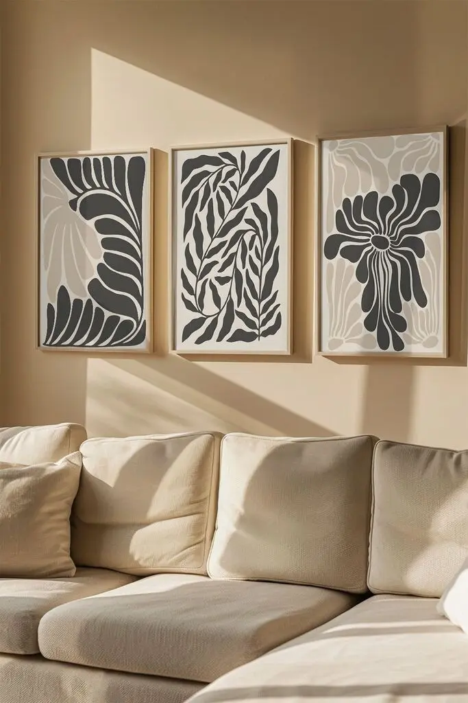 Wallity Uramljena slika Artvmodel32, 33x48 cm, 3 dela