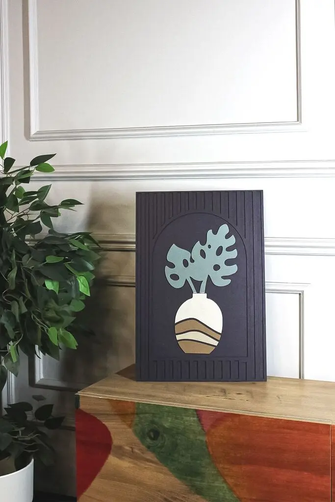 Wallity Slika Ersy3Dpot2-2030, MDF, 20x30x2 cm