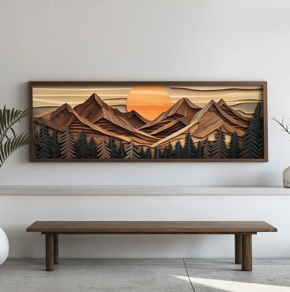 Wallity Slika EMR029, 40 x 120 x 3 cm