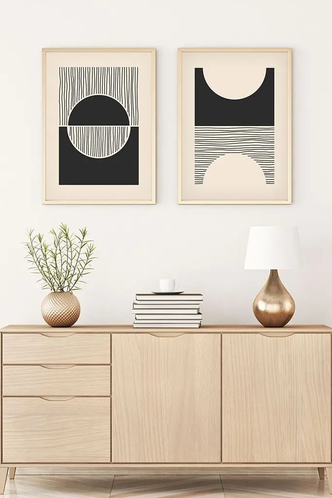 Wallity Uramljena slika Huhu80, 50x70 cm , 2 dela