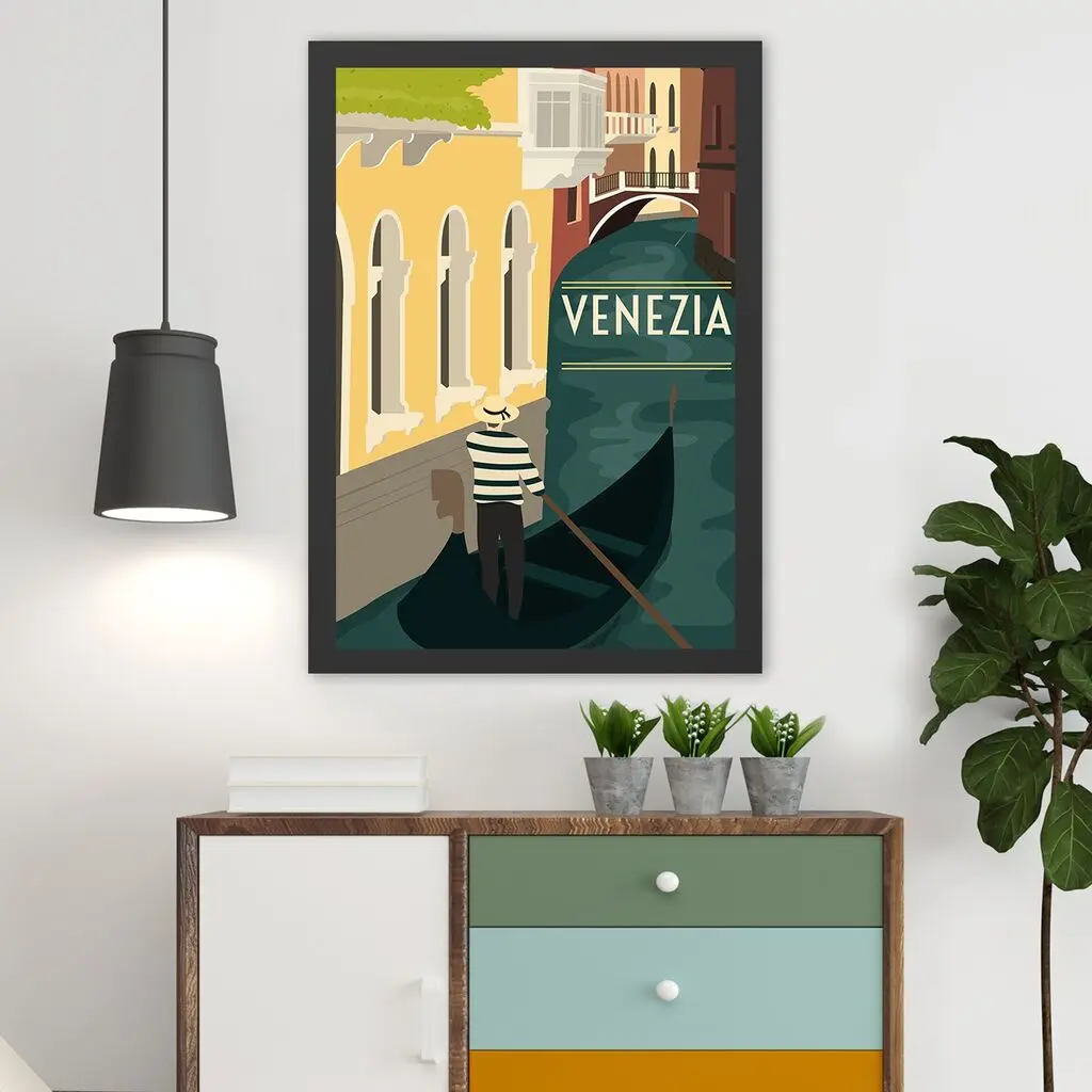 Wallity Uramljena slika Venezia, 40x55 cm