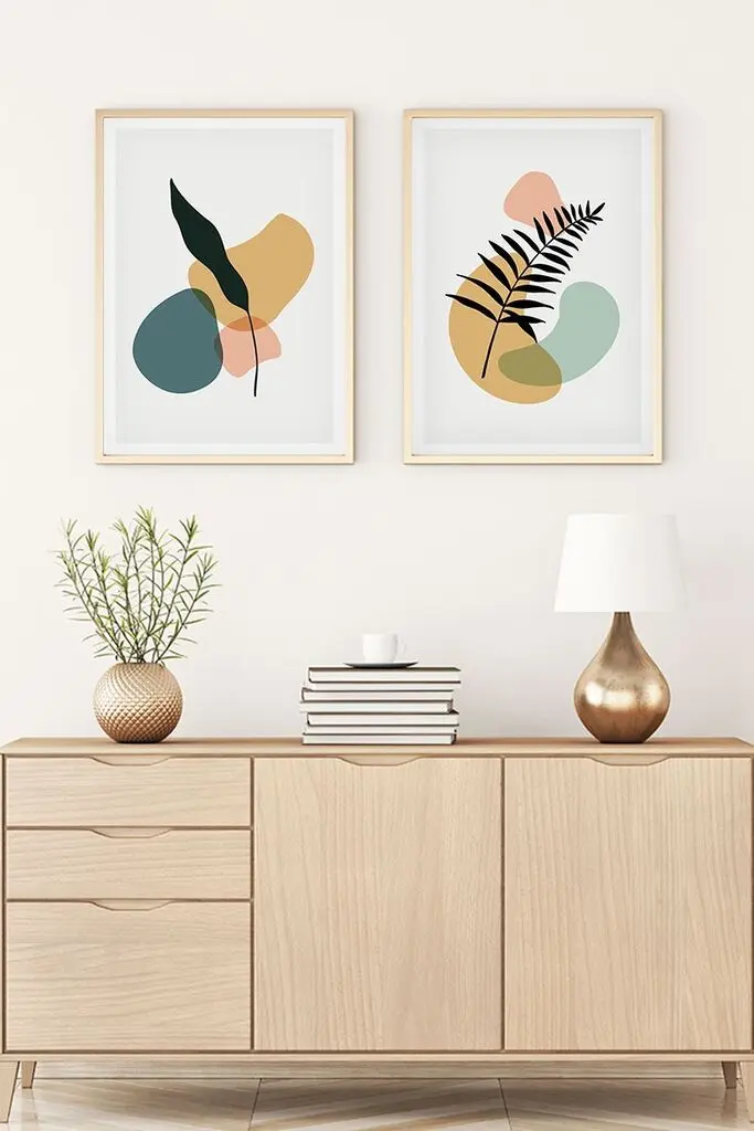 Wallity Uramljena slika Huhu124, 35x50 cm , 2 dela