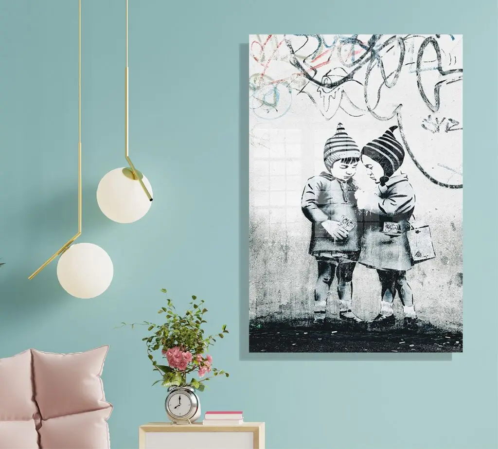 Wallity Slika od kalenog stakla 30x45cm