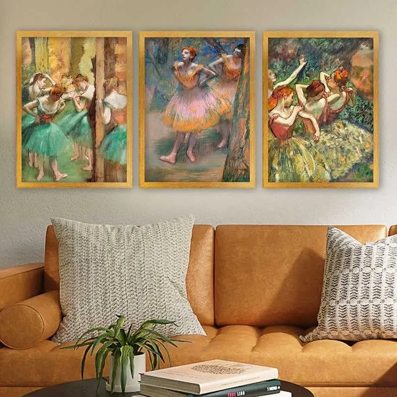 Wallity Set uramljenih slika 3AC_UN2684790, 3 Dela