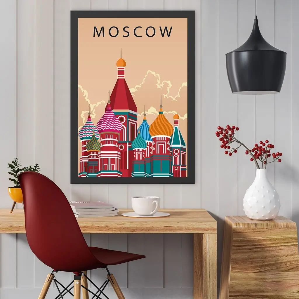 Wallity Uramljena slika Moscow, 35x45 cm