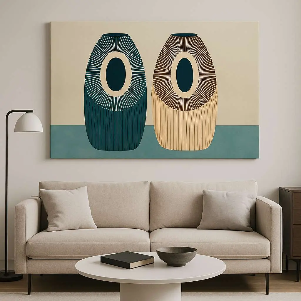 Wallity Dekorativna slika na platnu, 50x70cm, Šarena
