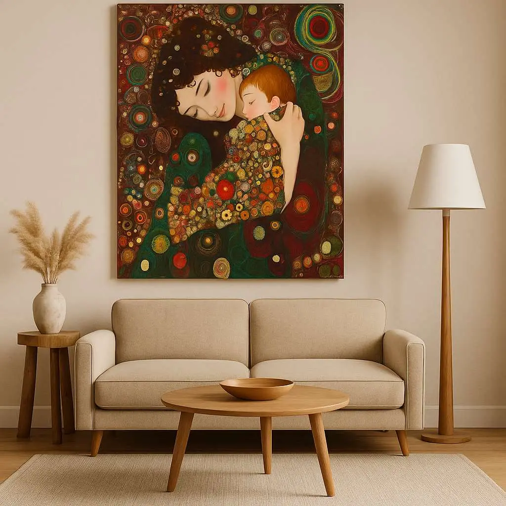 Wallity Dekorativna slika na platnu, 50x70cm, Šarena