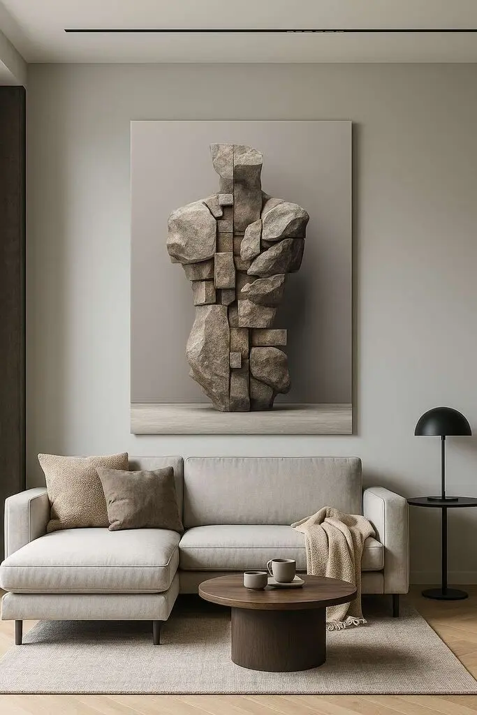 Wallity Dekorativna slika na platnu, 70x100cm, Šarena